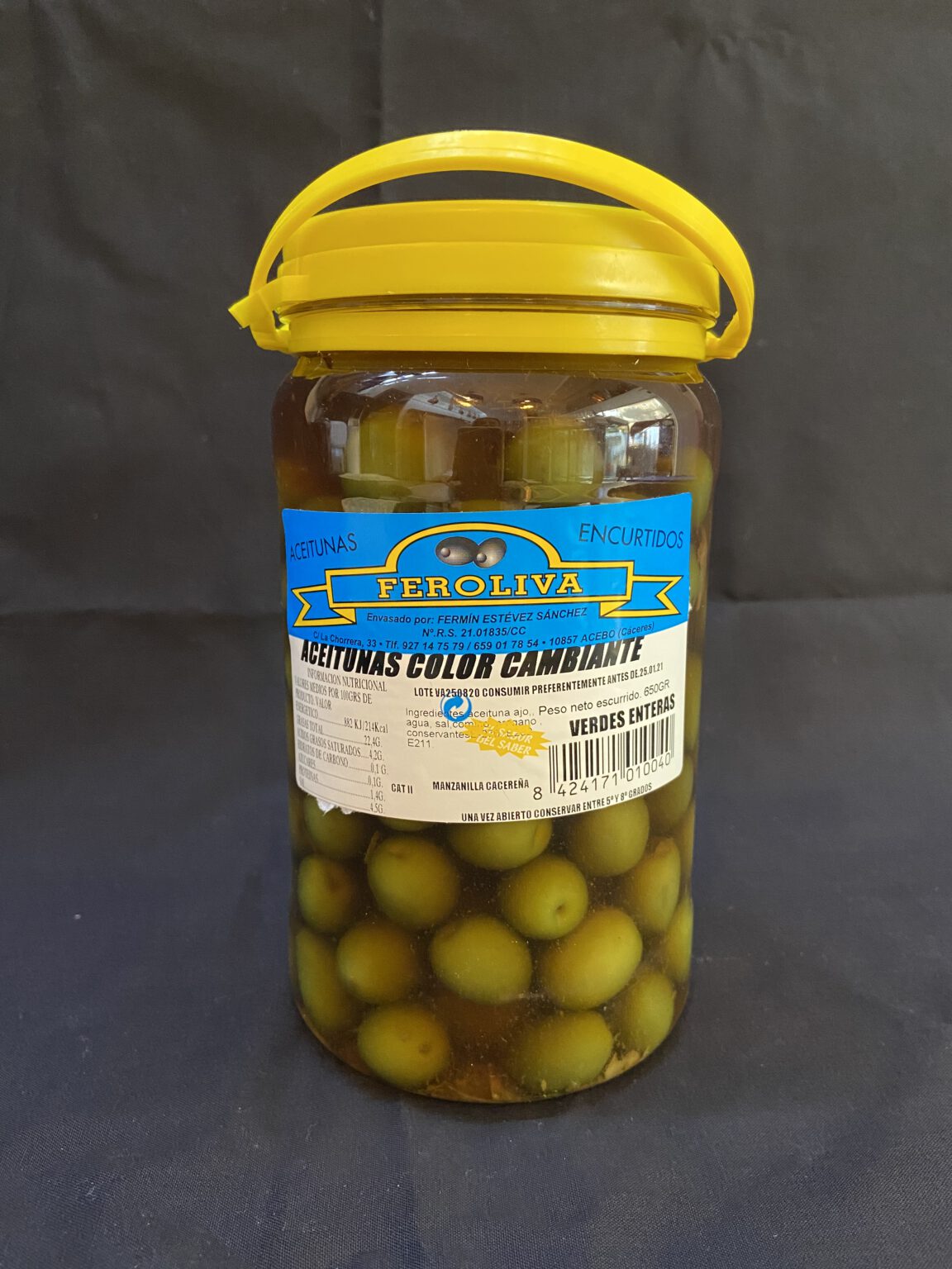 Aceitunas color cambiante | Escobar & Jerez